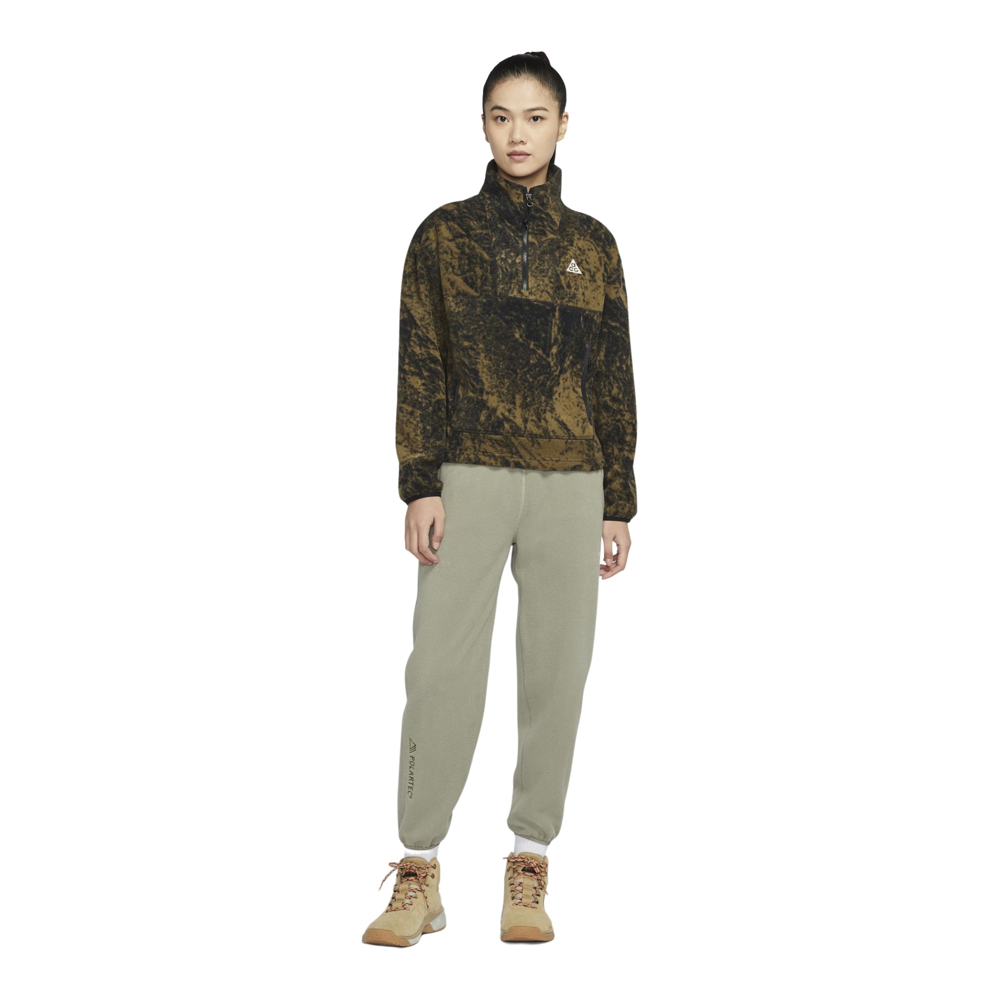Nike Sportswear ACG Therma-Fit Wolf Tree AOP 1/4-Zip Kadın Sweatshirt ...