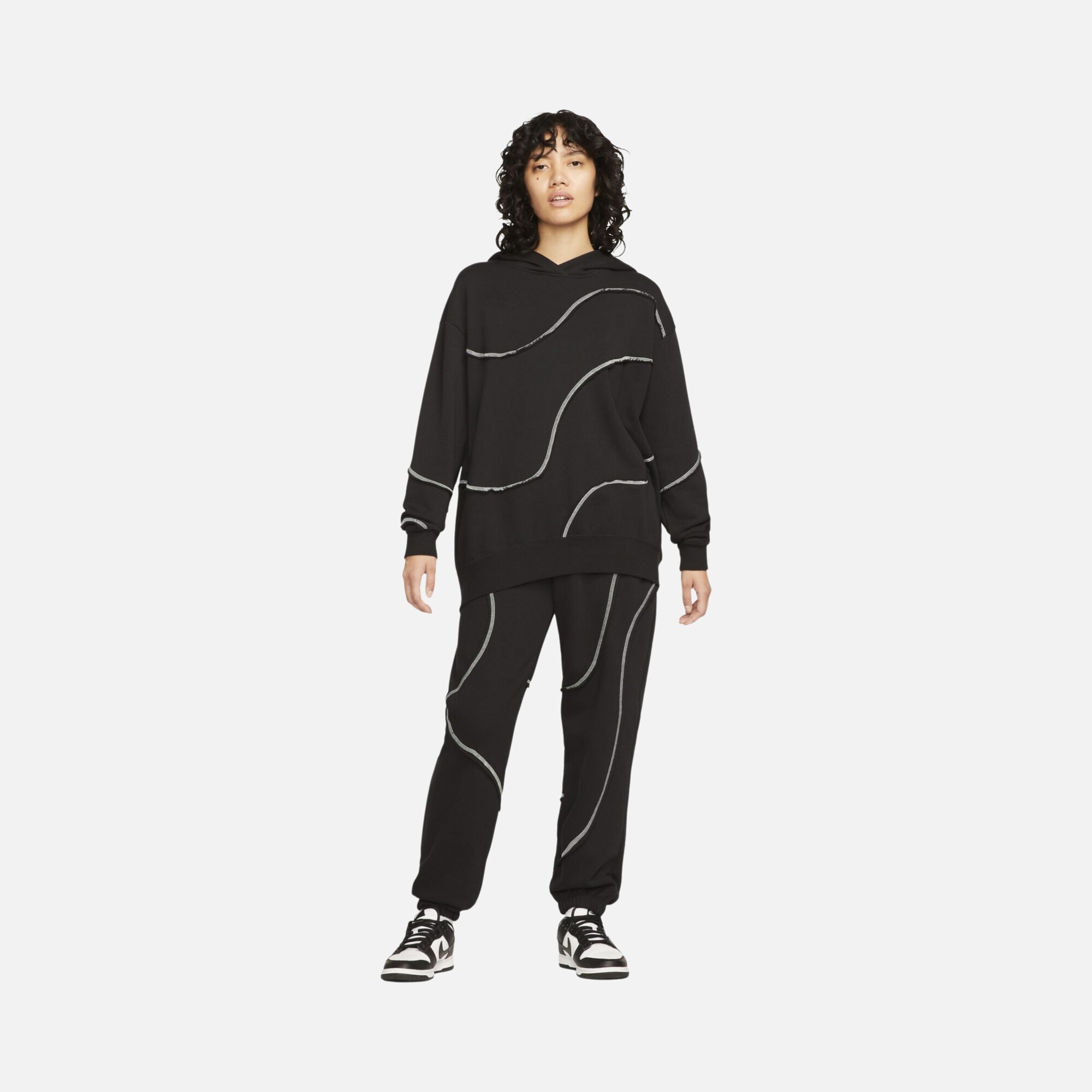 Nike Sportswear Fleece Swirl Oversized Kadın Eşofman Altı | Barçın