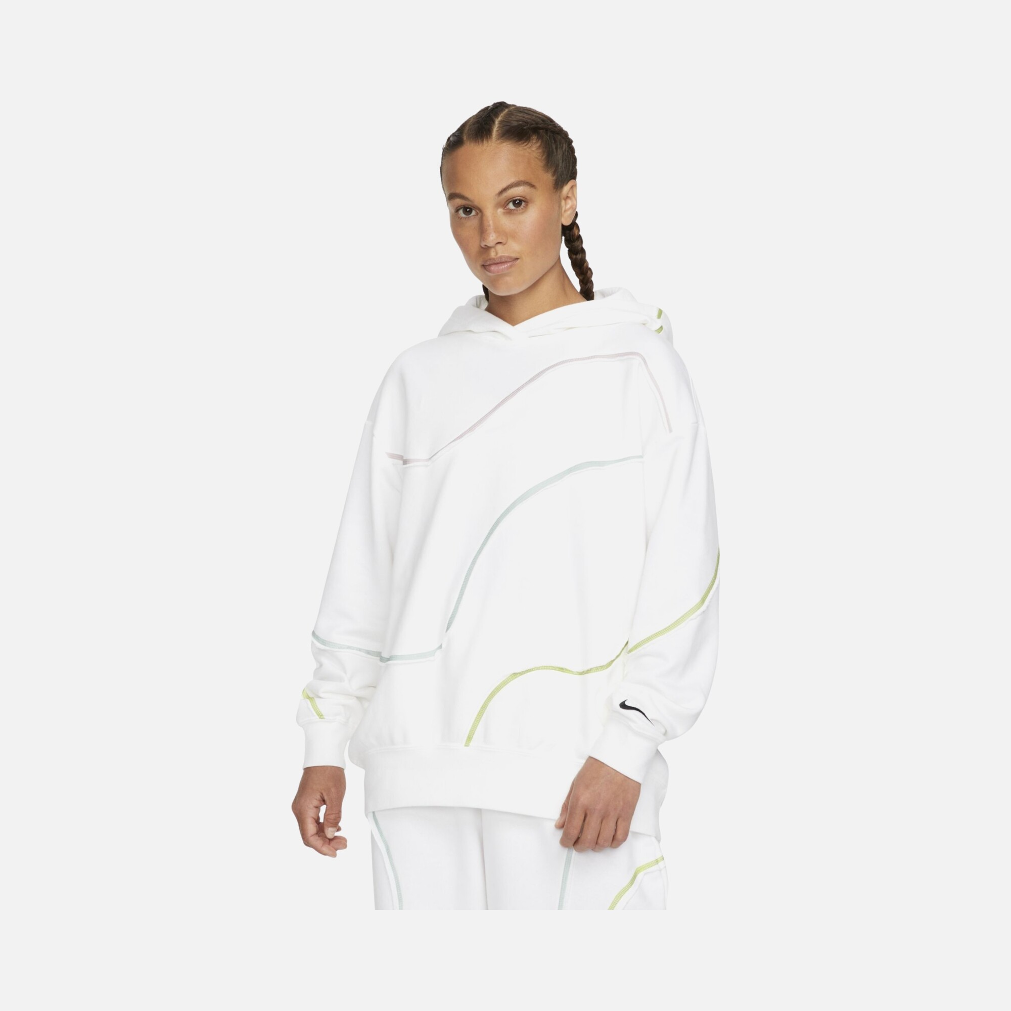 Nike Sportswear Fleece Swirl Oversized Hoodie Kadın Sweatshirt | Barçın