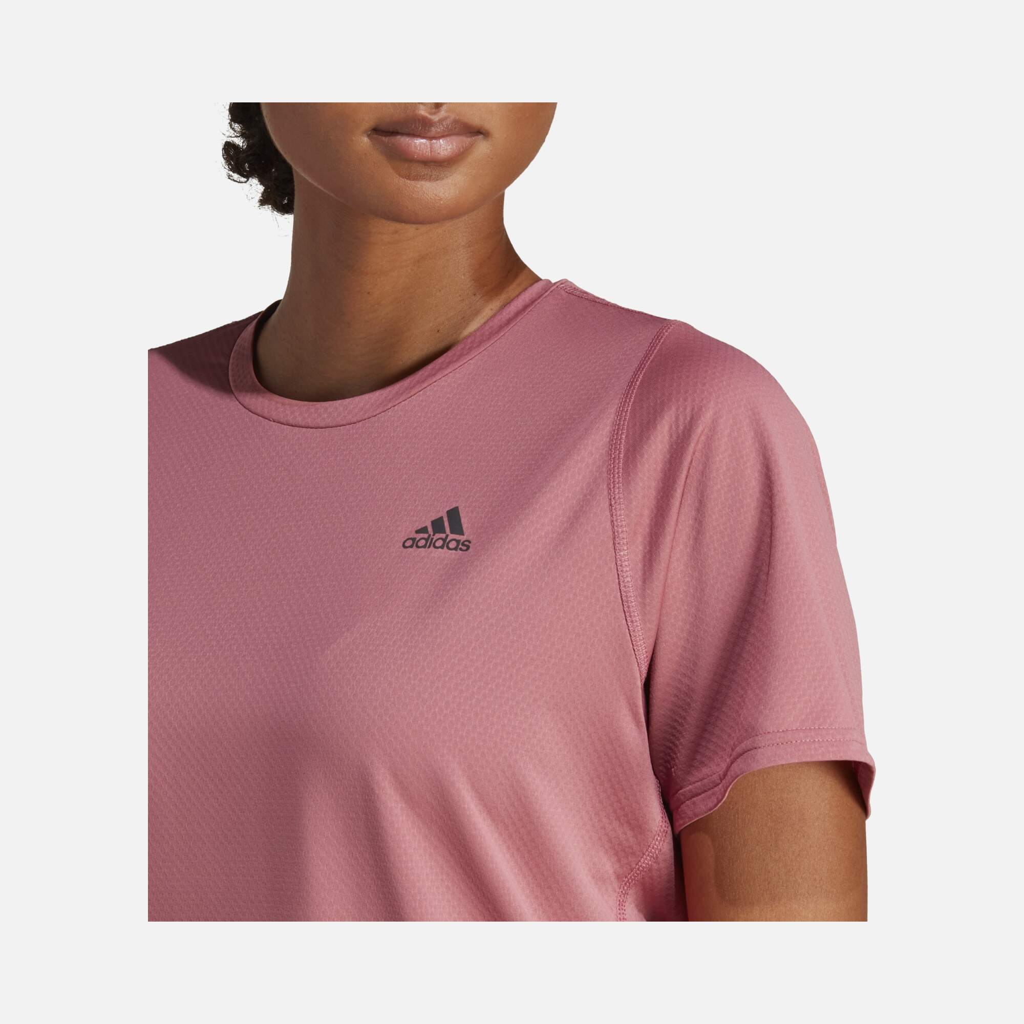 adidas Run Icons AEROREADY Running Short-Sleeve Kadın Tişört | Barçın