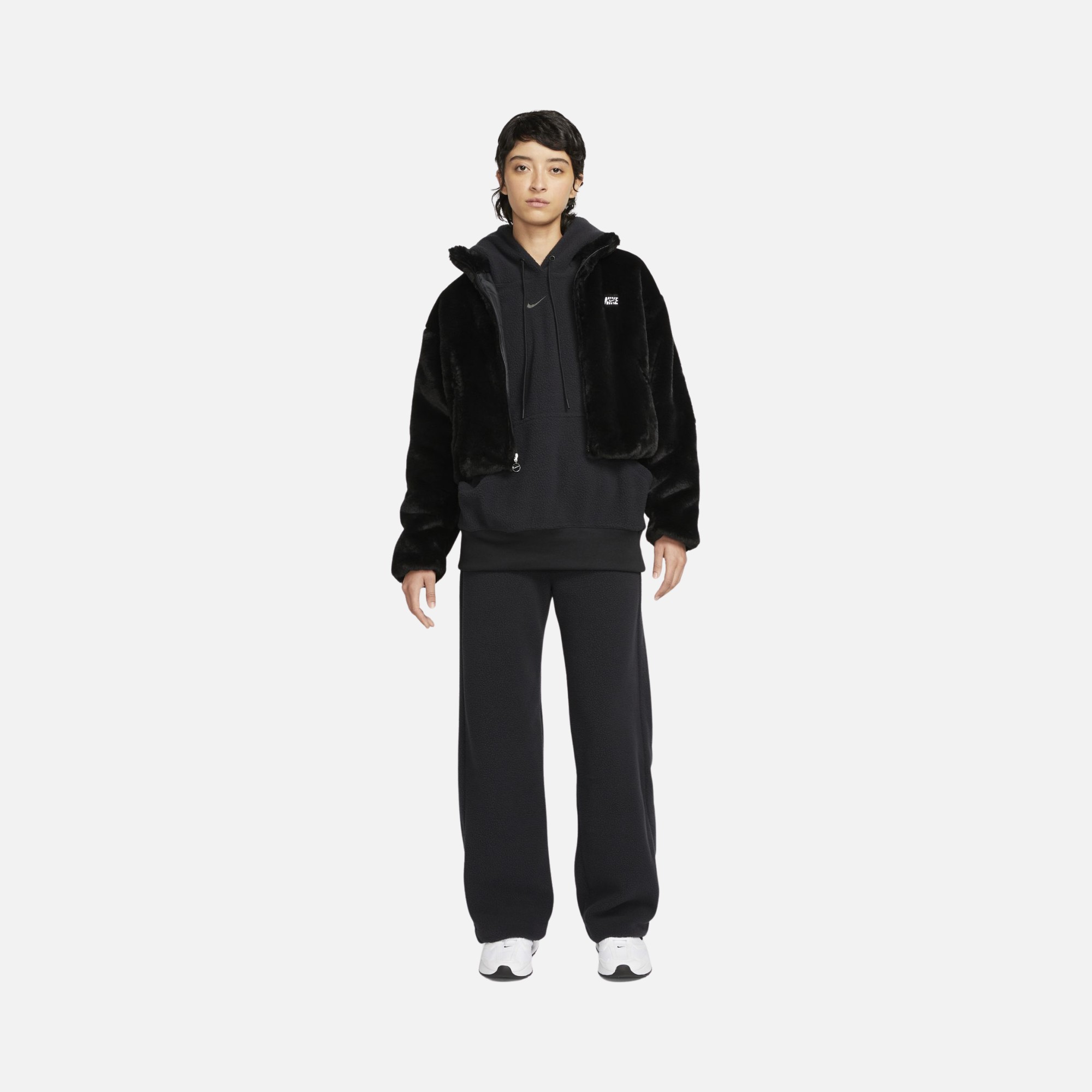 Nike Sportswear Plush Pack Wide Legs Kadın Eşofman Altı | Barçın
