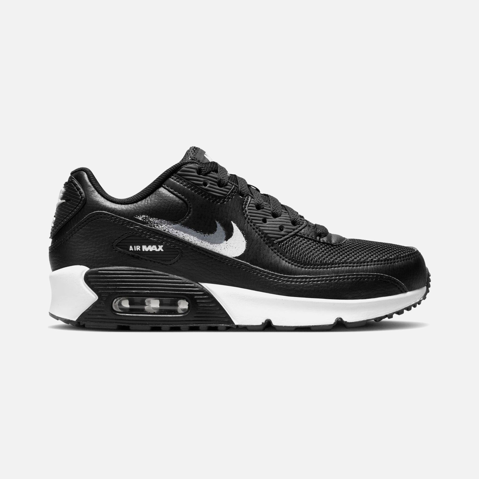 Nike Air Max 90 Next Nature ''Spray Paint Swoosh Logo'' (GS) Spor ...