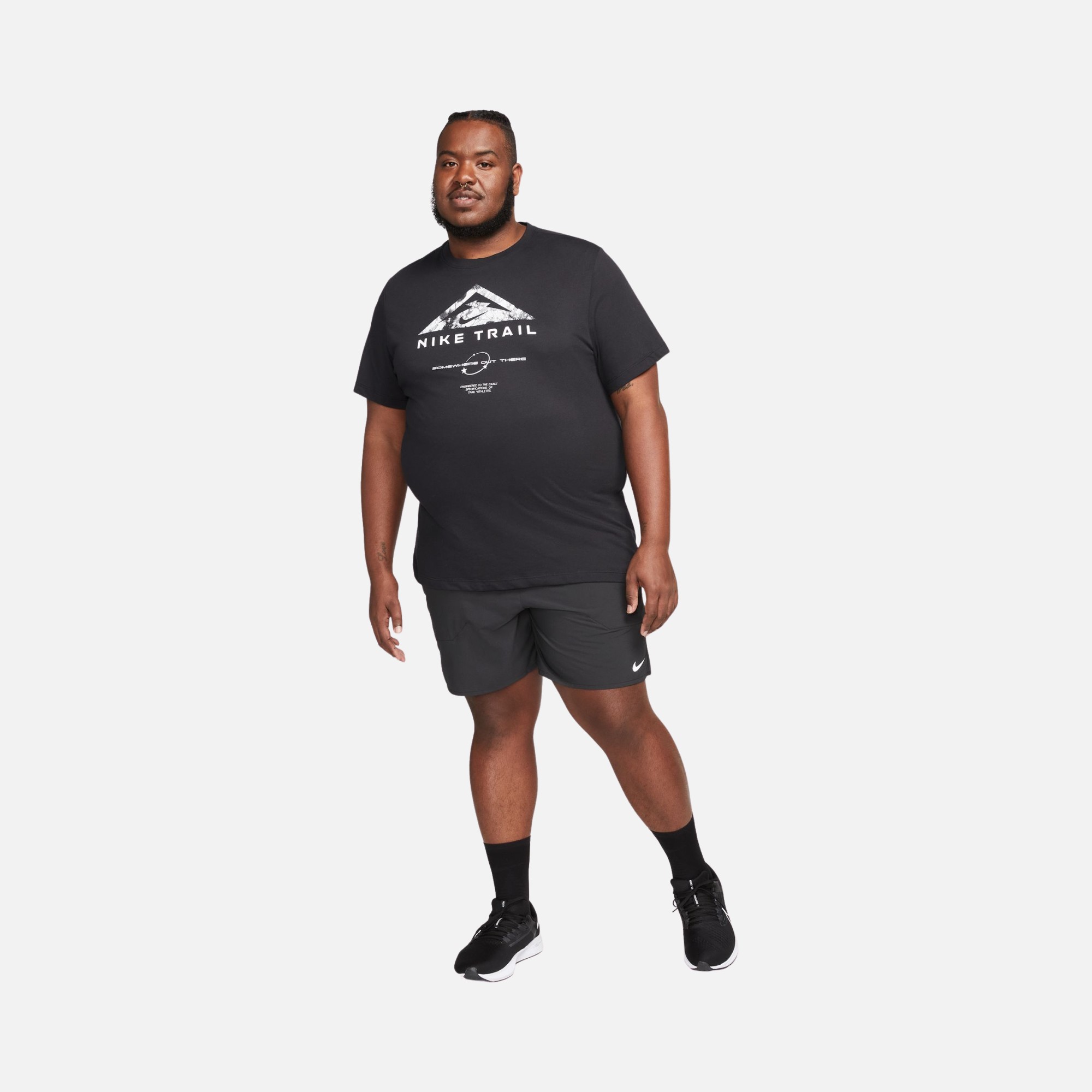 Nike Dri-Fit ''Some Where out There'' Run Trail Short-Sleeve Erkek ...