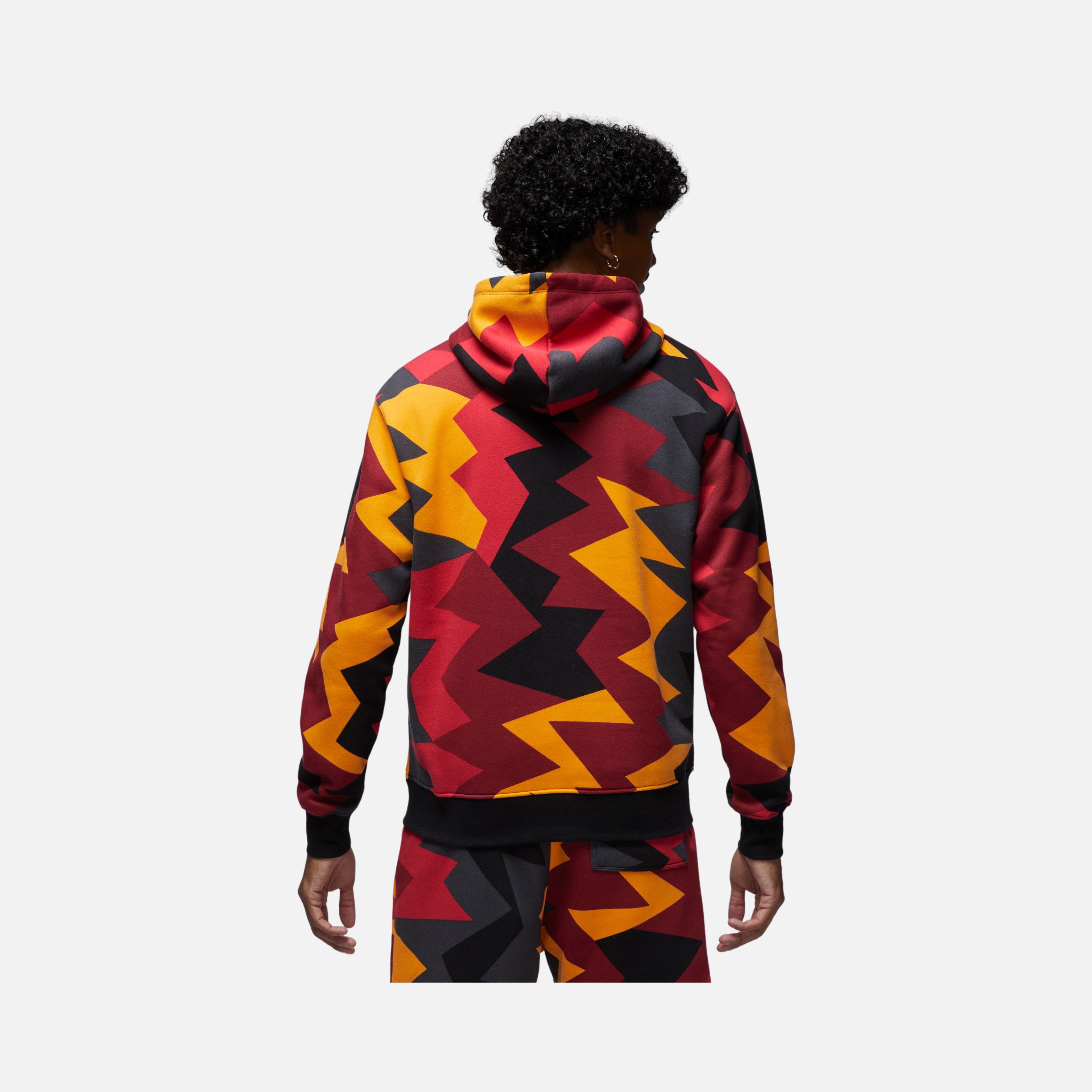 Nike Jordan Flight MVP All-Over Printed Fleece Pullover Hoodie Erkek ...