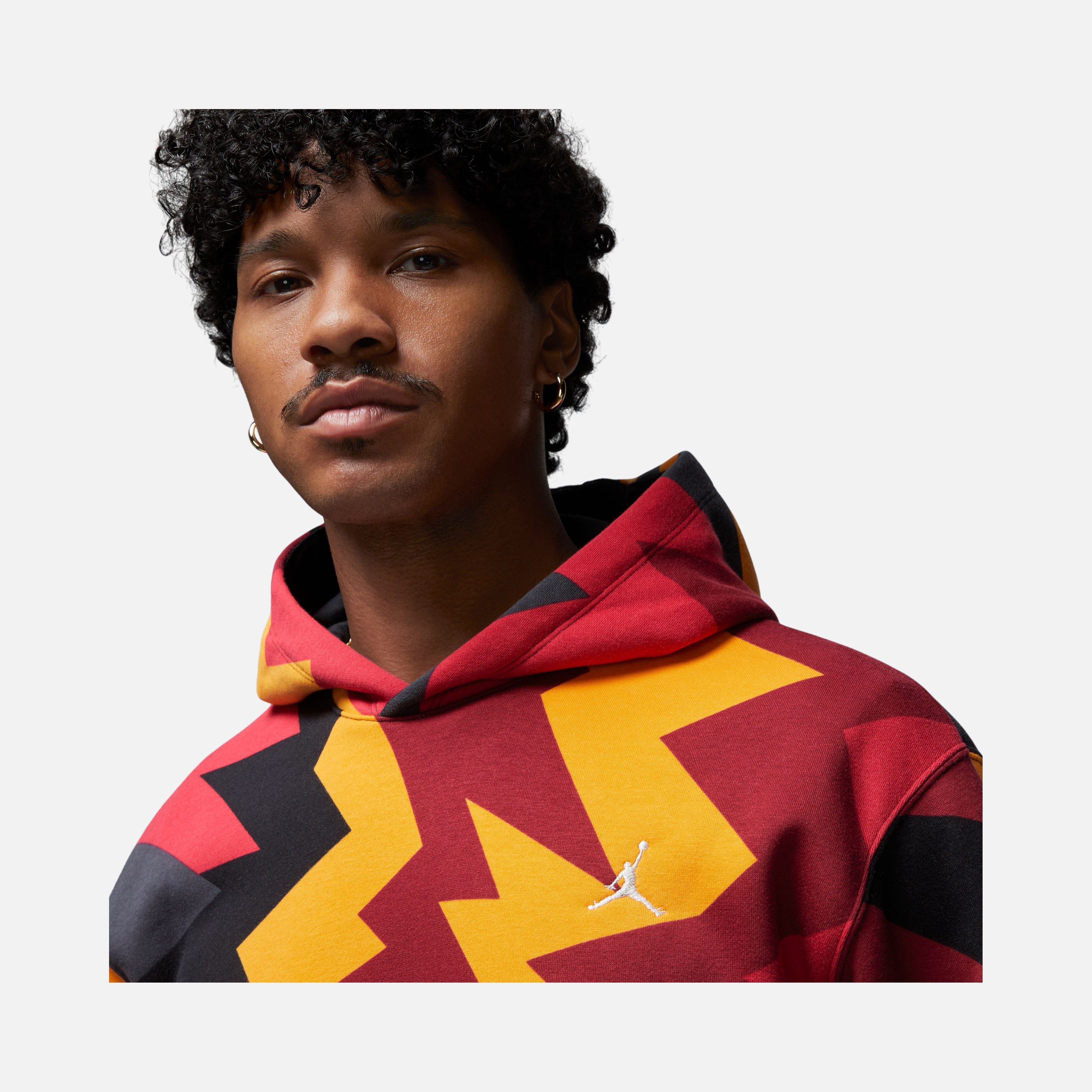 Nike Jordan Flight MVP All-Over Printed Fleece Pullover Hoodie Erkek ...
