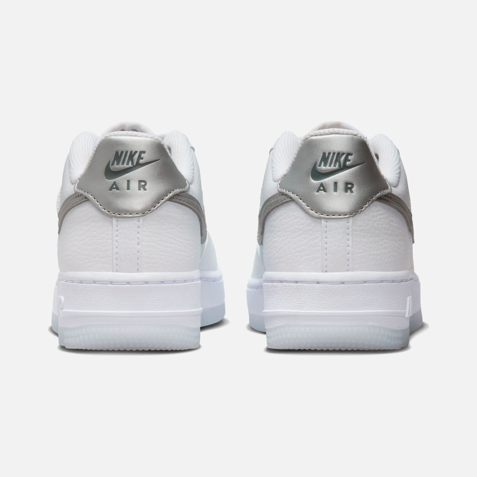 Nike Air Force 1 ''Metallic Silver Swoosh'' (GS) Spor Ayakkabı | Barçın