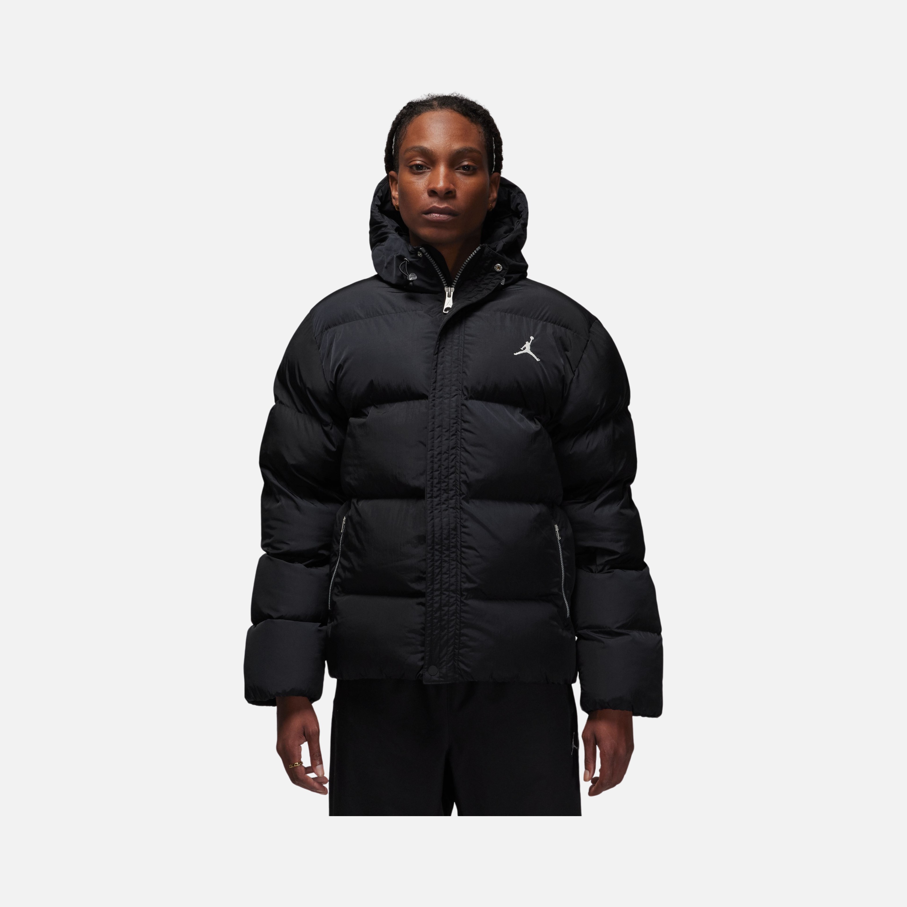 Nike Jordan Essentials Statement Puffer Full-Zip Hoodie Erkek Mont | Barçın