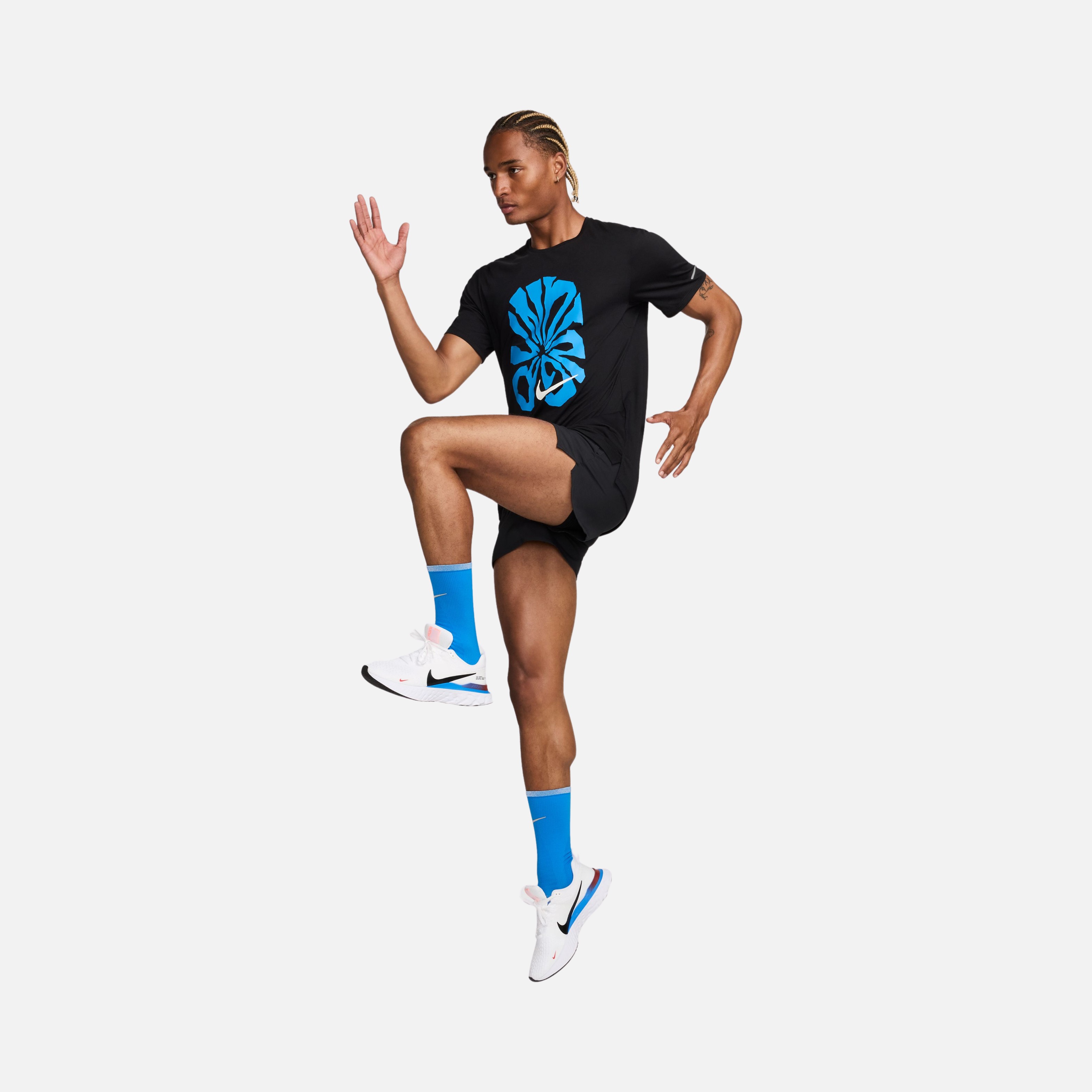 Nike Dri-Fit Rise 365 Run Energy FW24 Short-Sleeve Erkek Tişört | Barçın