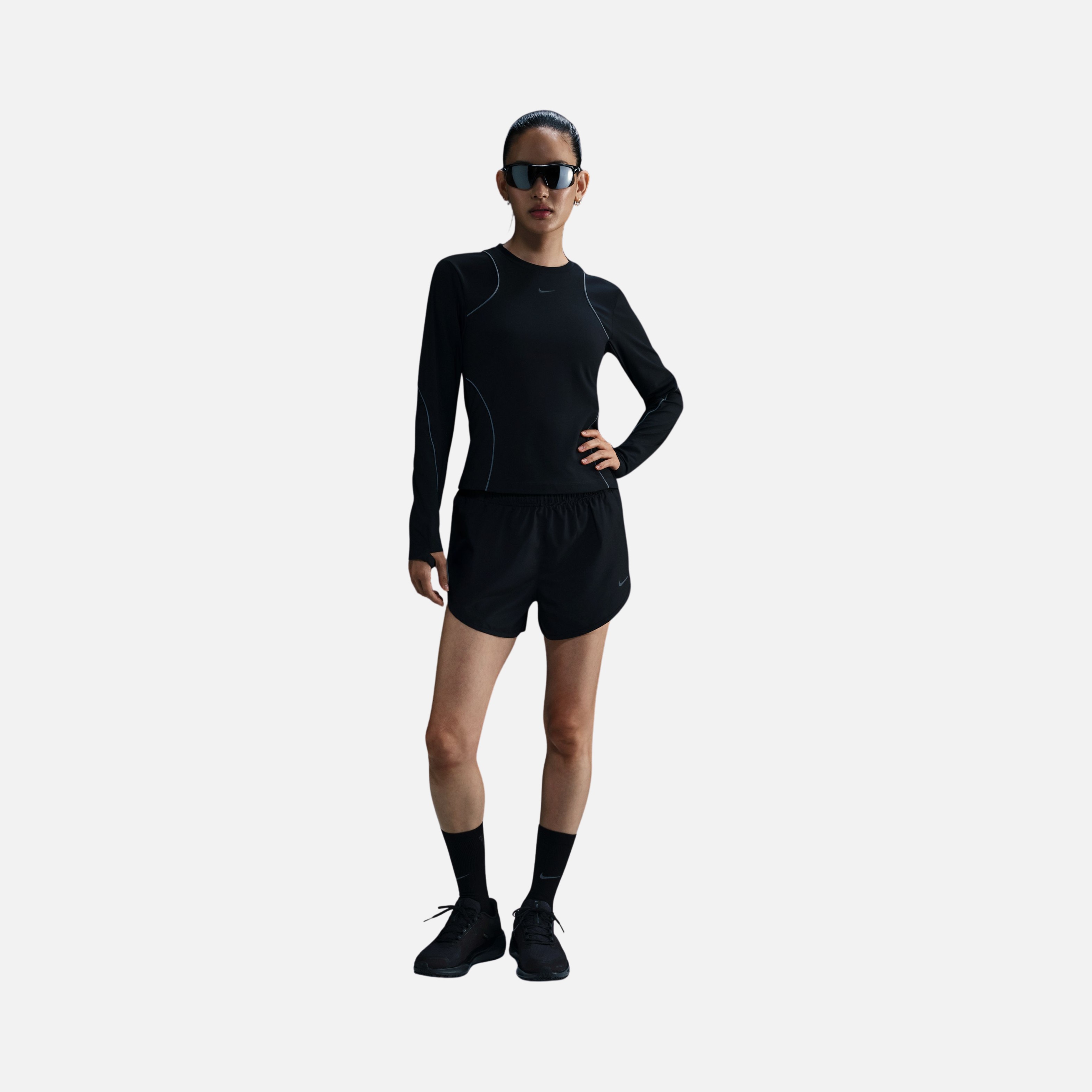 Nike Run Division Reflective Running Long-Sleeve Kadın Tişört | Barçın