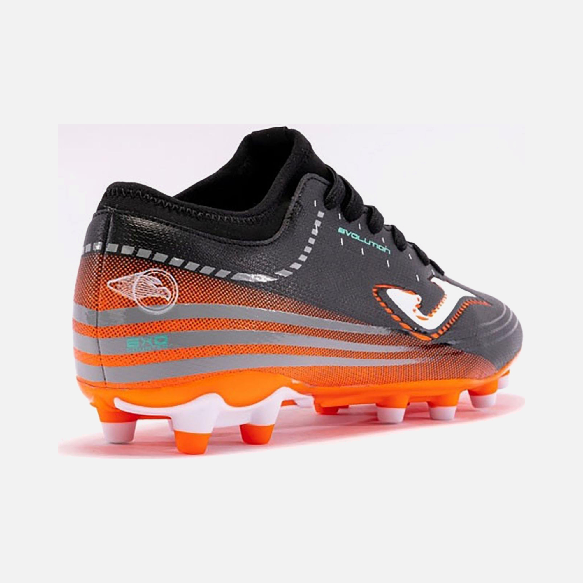 Joma Evolution 2401 Negro Naranja FG Firm Ground Erkek Krampon | Barçın