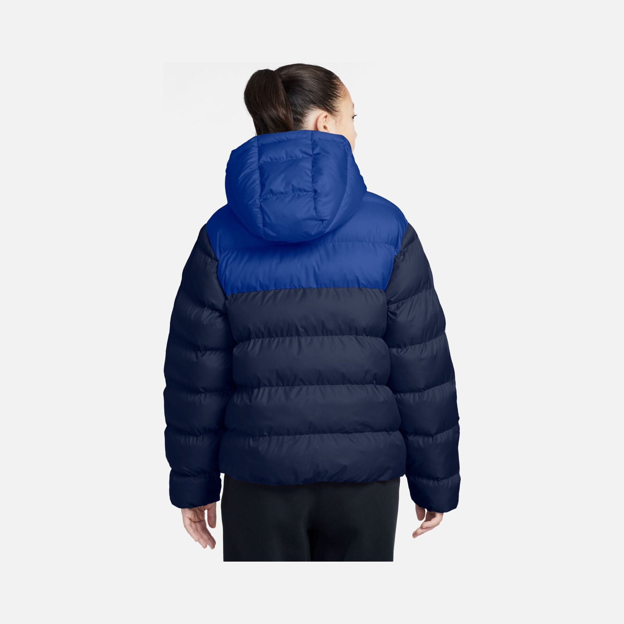 Nike Nsw Tf Adp Puffer Colorblock Çocuk Kapüşonlu Mont | Barçın
