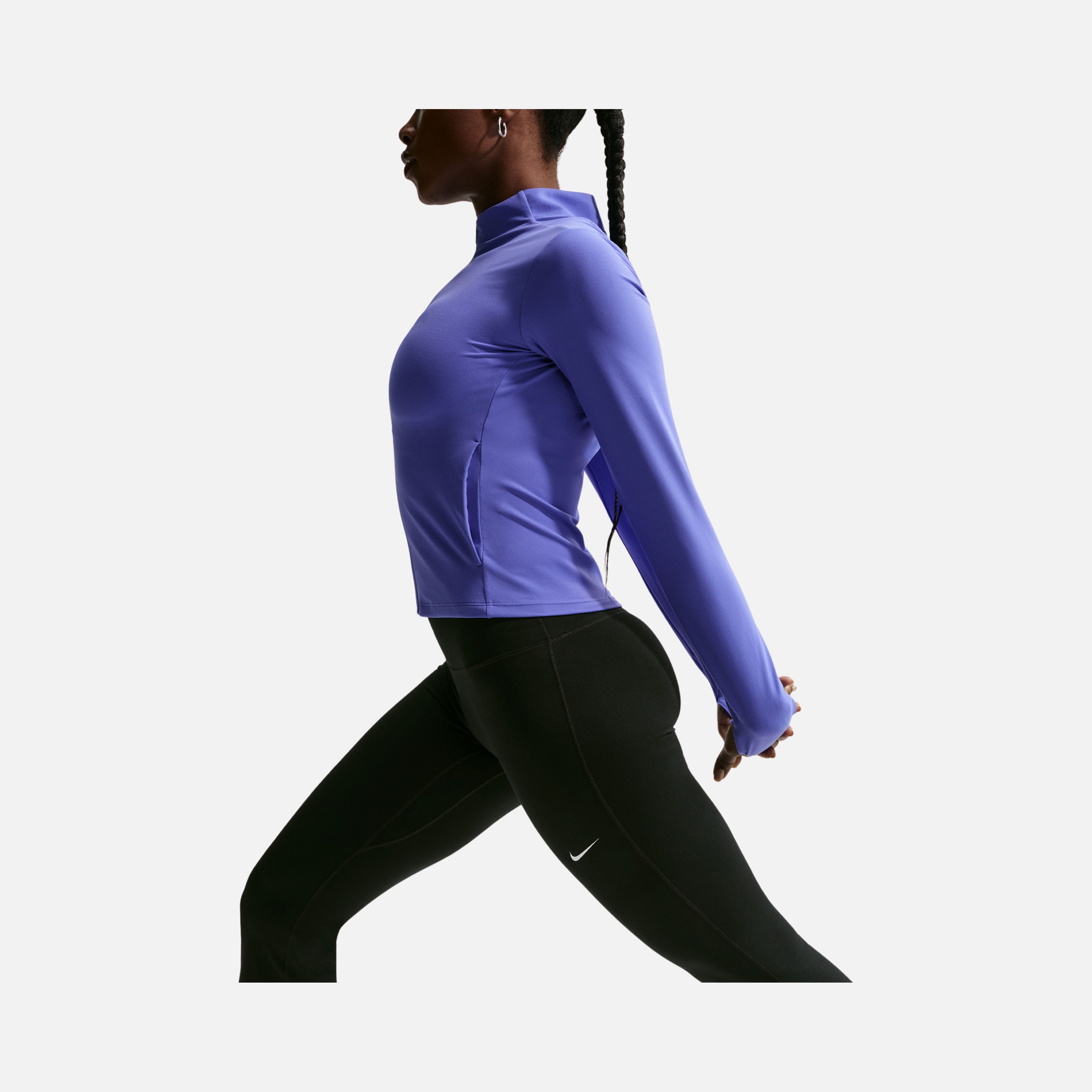 Nike One Dri-Fit Tight High-Waisted Flared Useam Kadın Tayt | Barçın
